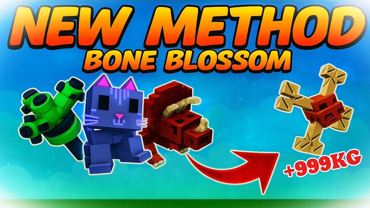 New BEST BONE BLOSSOM Method [ +200 KG ] In Grow A Garden ! - Rich In a 1 Second!! - YouTube