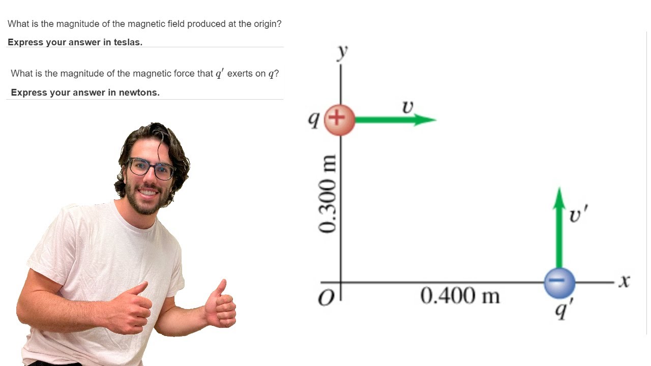 A pair of point charges, q=+8.50 μC and q′=-5.00 μC, are moving as ...