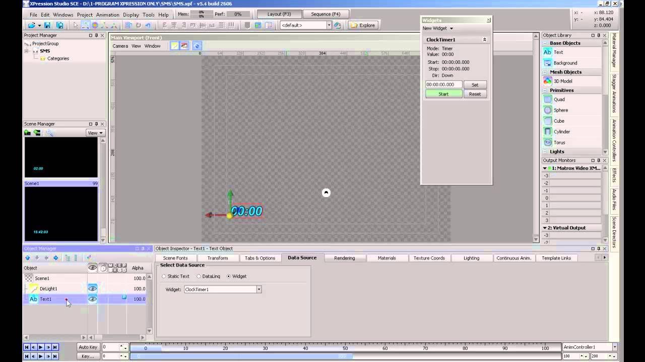 Xpression CG - Membuat Timer - YouTube