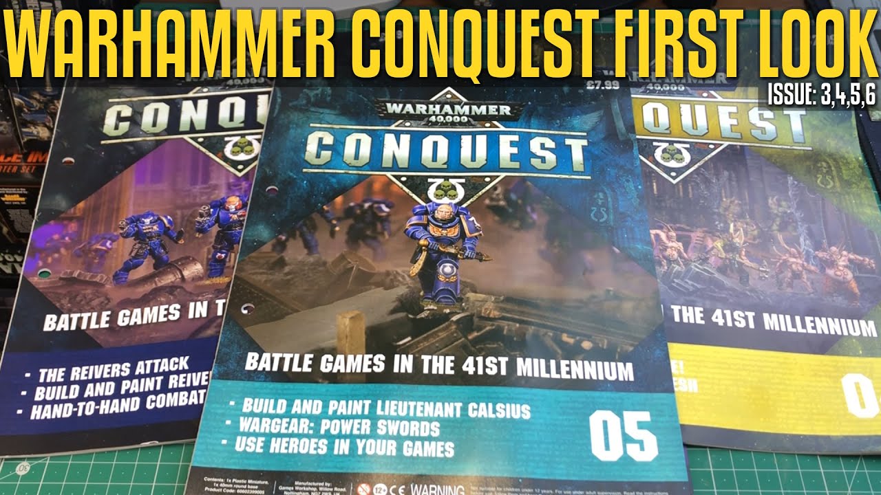 Warhammer 40,000 Conquest: Issue 3,4,5,6 First Look! - YouTube