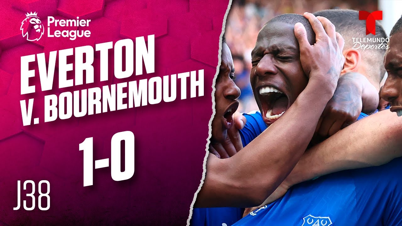 Highlights & Goals | Everton v. Bournemouth 1-0 | Premier League ...