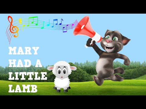 Konuşan Kedi Tom Şarkı Söylüyor / My Talking Tom Singing - Mary had a little lamb - Nursery Song!