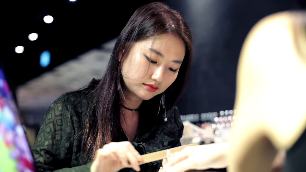 Nail Artist and Lash Stylist Nuri Choi at LeeKaJa Beauty Salon! - YouTube