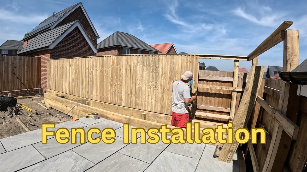 Feather Edge Fence Installation | Transform Your Outdoor Space - YouTube