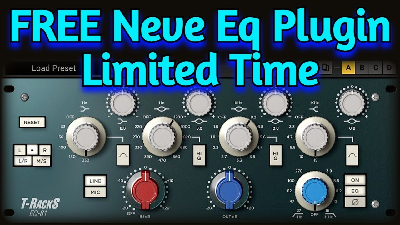 FREE (Limited Time) Neve Eq Vst Plugin by IK Multimedia - T-Racks EQ 81 ...