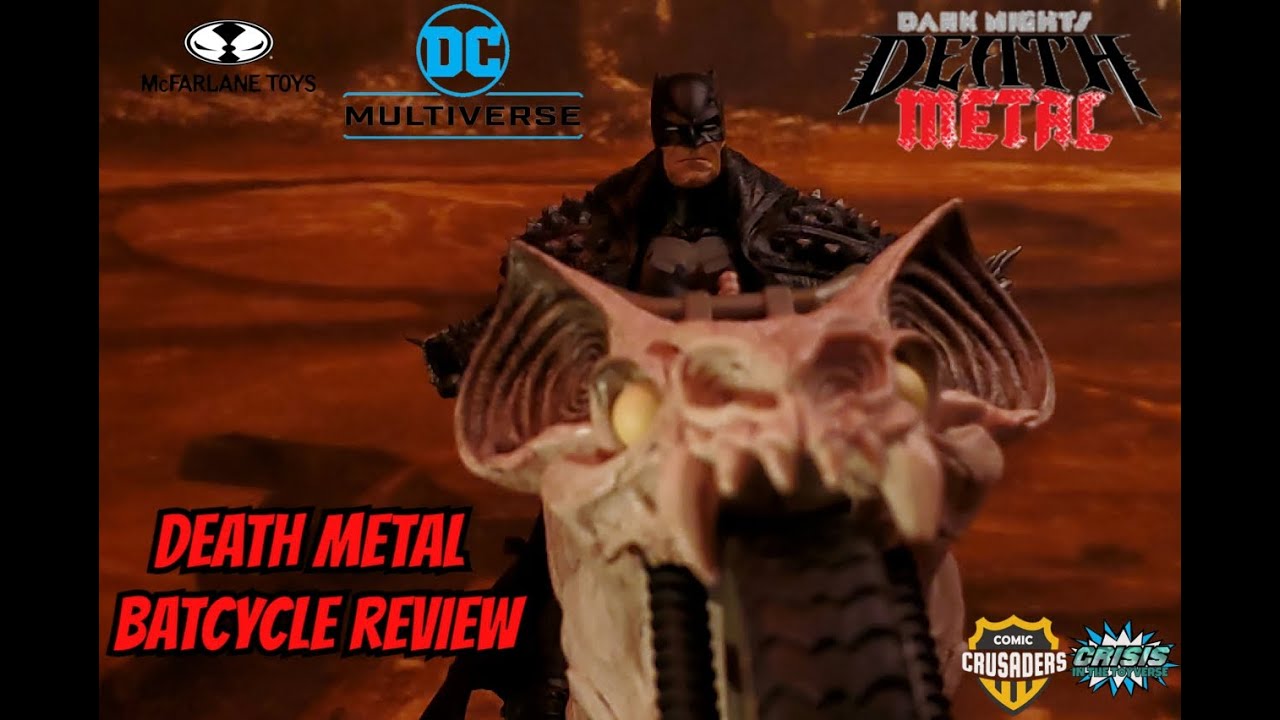 McFarlane Toys: DC Multiverse Death Metal Batcycle Review - YouTube