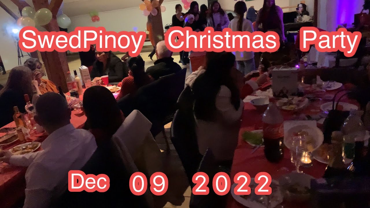 Filipino Christmas Party //Filipinos Living in Sweden..Paskong Pinoy ...