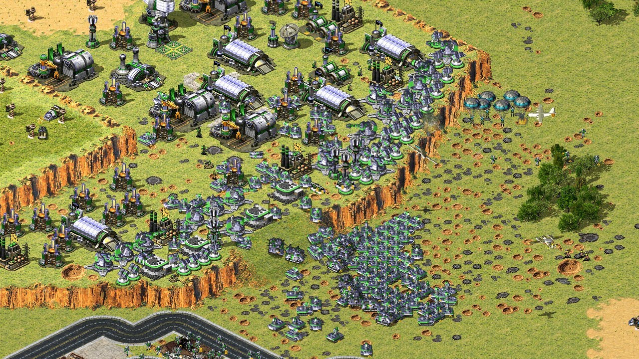 Red ALert 2 | Extra hard AI | 7 vs 1 | yosef anan edition map | France ...