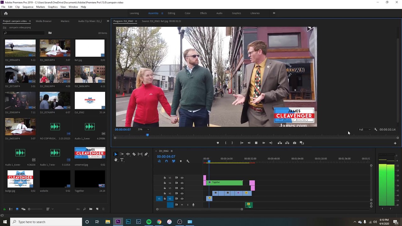 How to make an Awesome Political Campaign Video on Premiere Pro ...