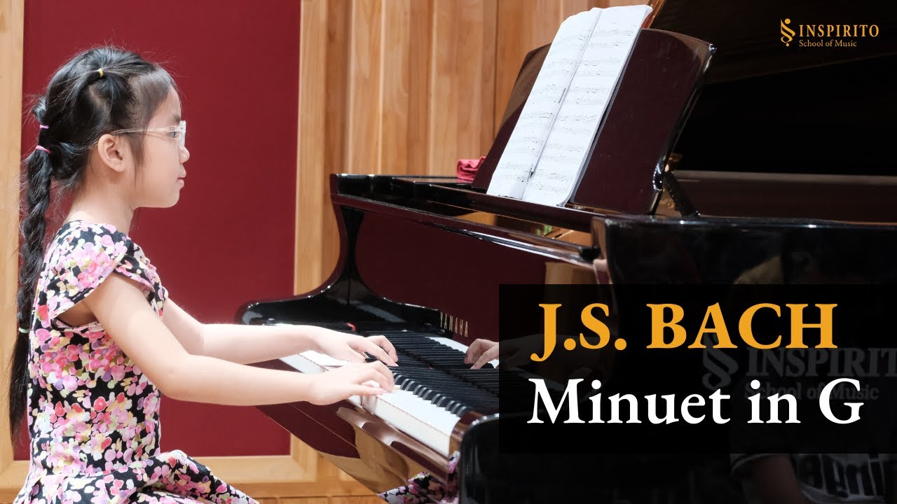 J.S. BACH: Minuet in G - Hà Tú Anh (Piano) - YouTube