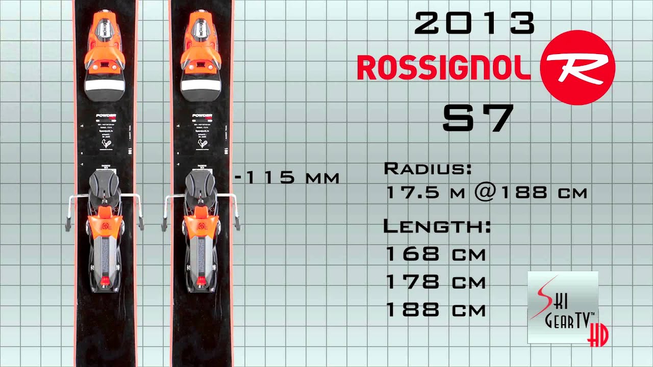 2013 Rossignol "S7" Ski Test By Tim Flanagan - YouTube