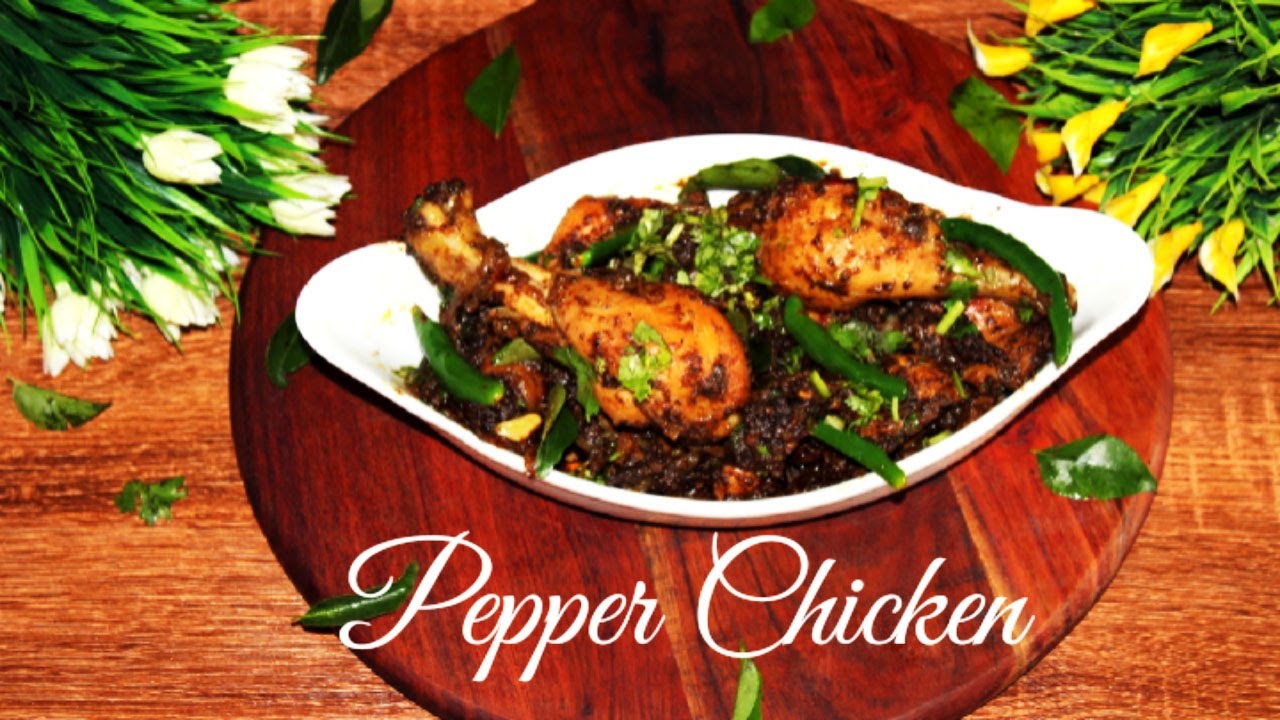 Pepper chicken recipe | How to make pepper chicken | Priscilla's food ...