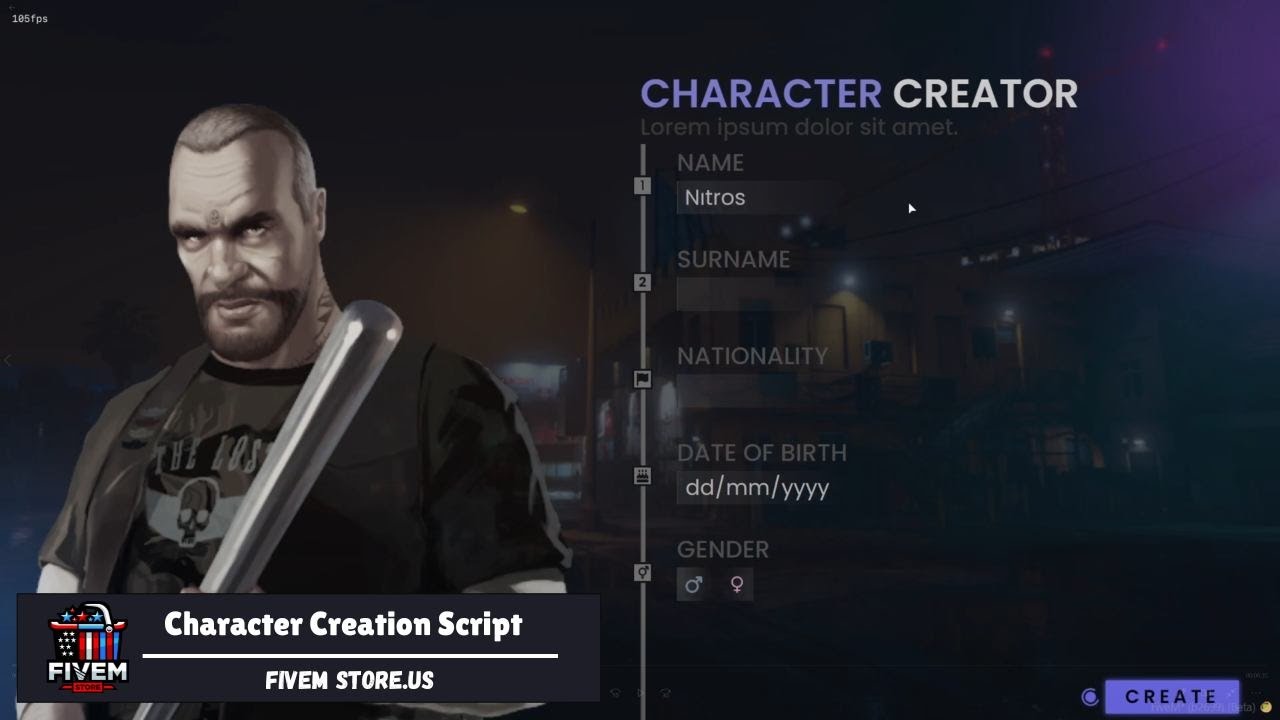 FiveM Character Creation Script #fivem #script - YouTube