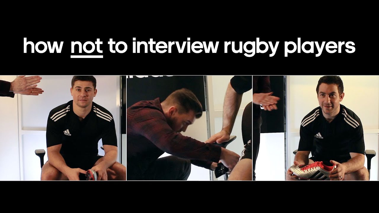 How NOT to Interview Rugby Players - YouTube
