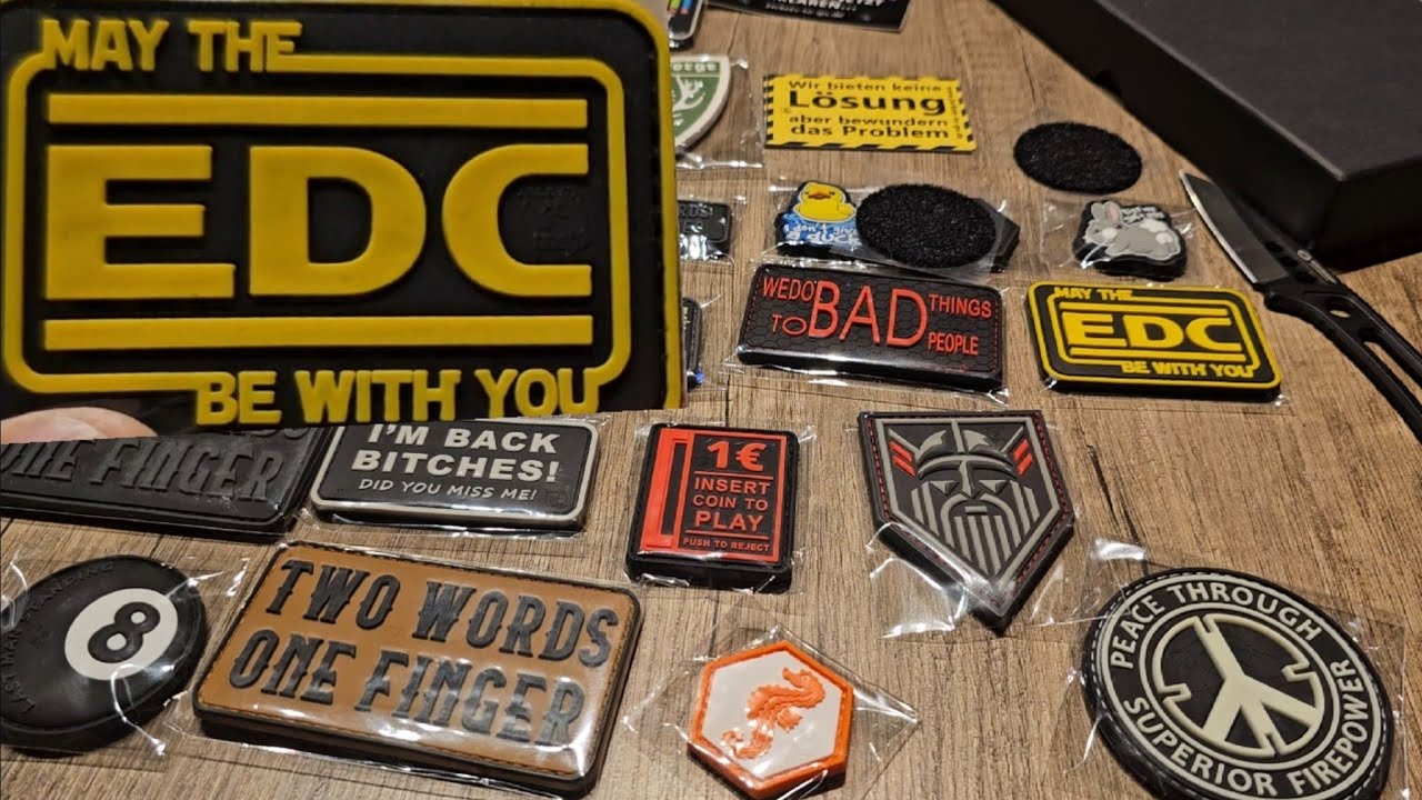 MAY THE EDC BE WITH YOU // Patches! Ich brauch mehr Patches 😁 // JTG ...