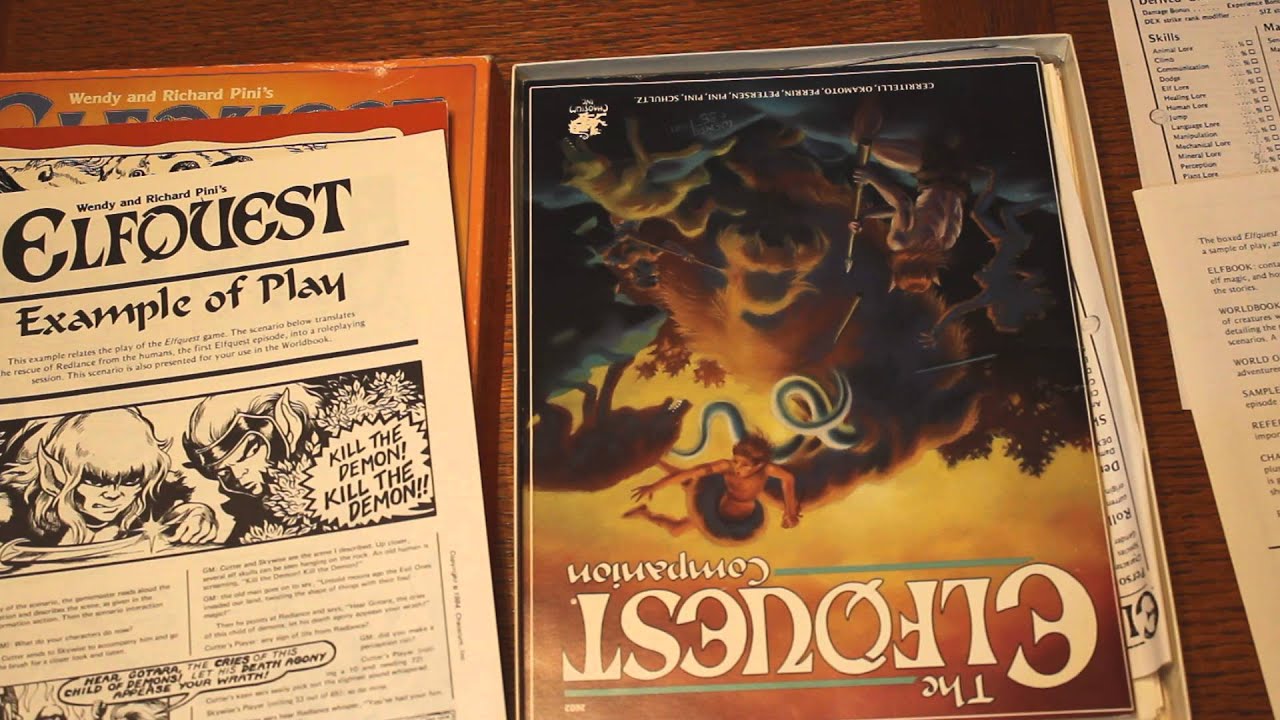 ELFQUEST - RPG - Boxset - YouTube