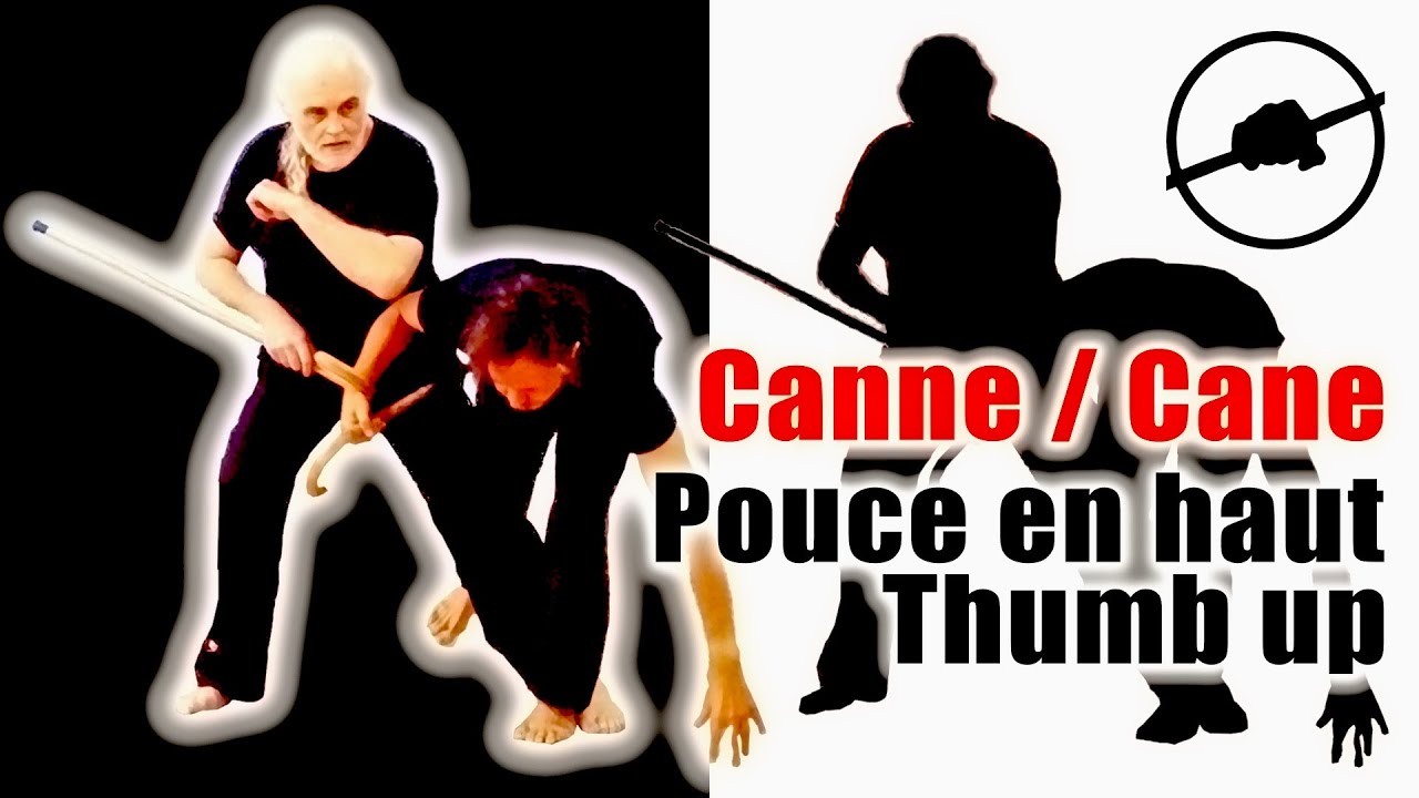 Apprendre la canne - Saisie pouce vers le haut - Thumb up cane grip ...