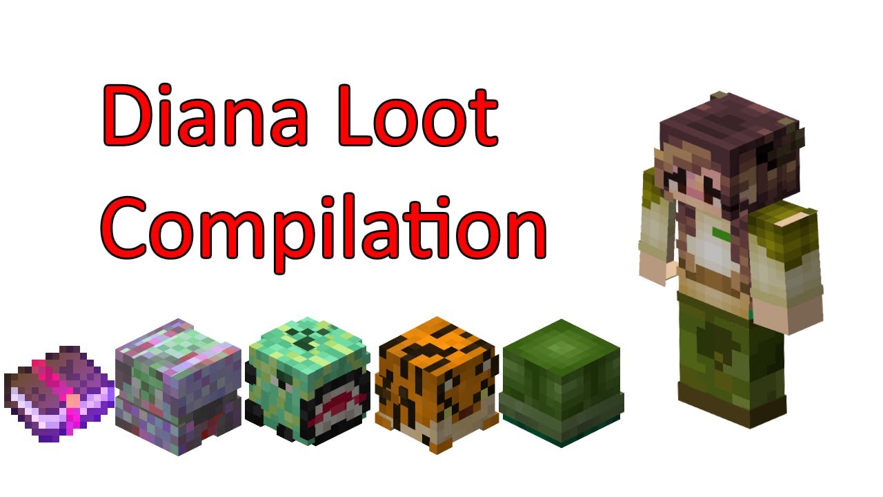 Diana Loot Compilation | Hypixel Skyblock - YouTube