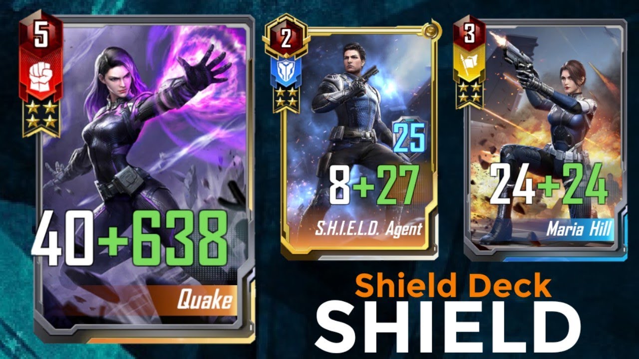 SHIELD DECK | MARVEL DUEL - YouTube