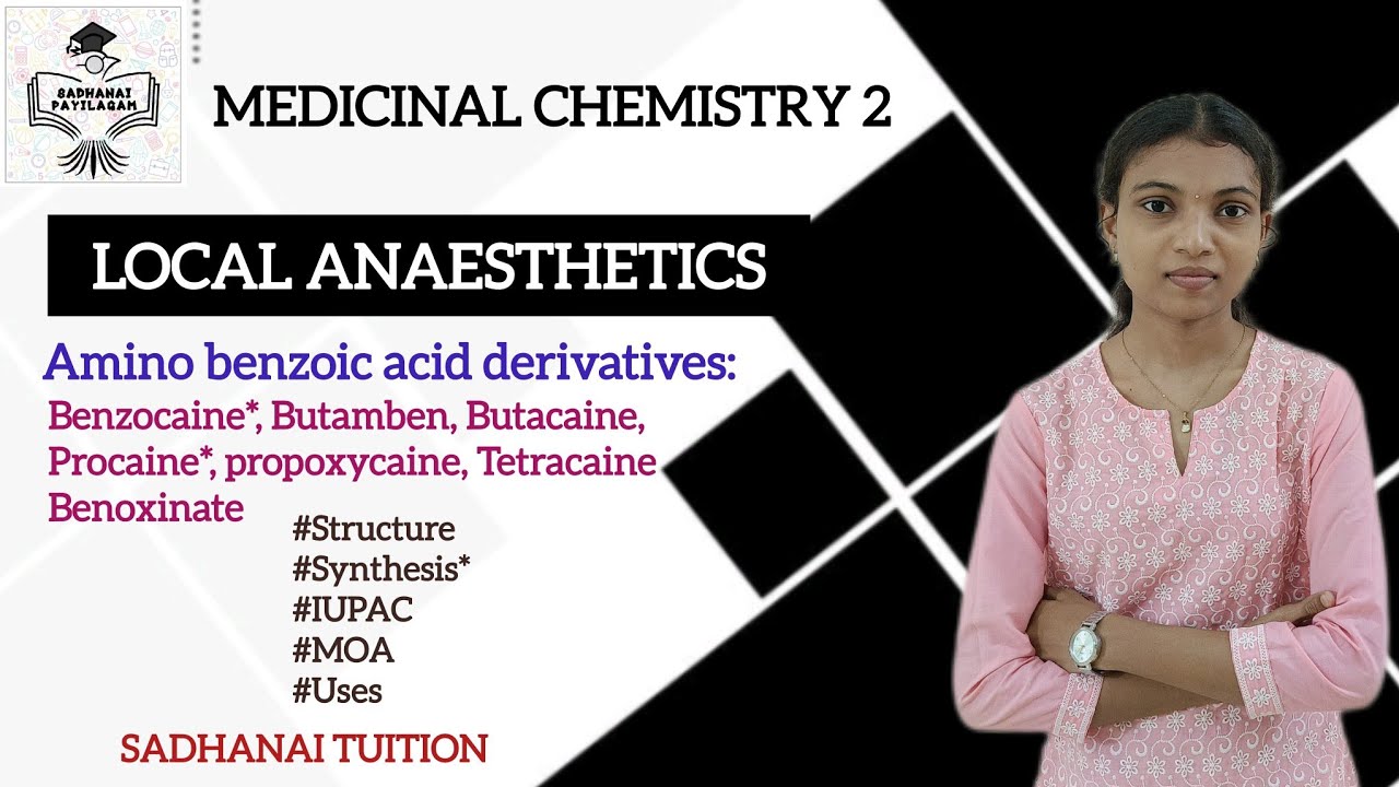 Local anaesthetics: Benzocaine, Butamben, Butacaine, Procaine ...