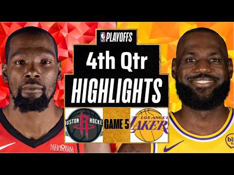 Lakers vs Rockets Highlights today 4th Qtr P2 | Apr 29 | 2026 NBA Playoffs full  Highlights Game 5.