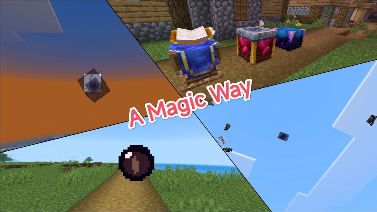 A Magic Way мод для MINECRAFT BEDROCK. - YouTube