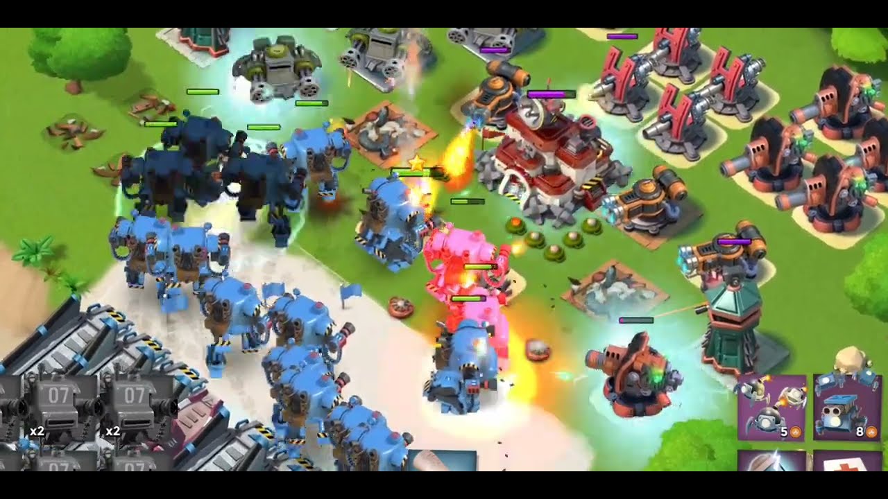 USING MECH'S IN BOOM BEACH - YouTube