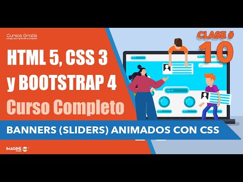 CURSO DE HTML y CSS 【 Banner Animado con CSS 】 Cap 10 - YouTube