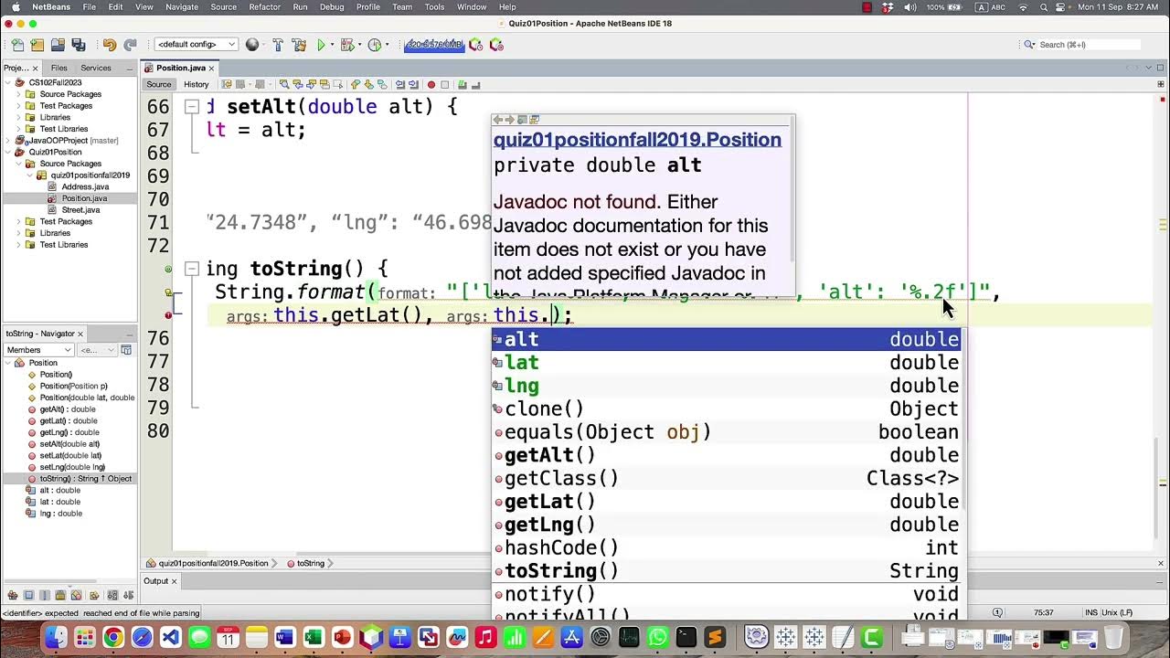 [CS102] Location class - Solution 2023 - YouTube
