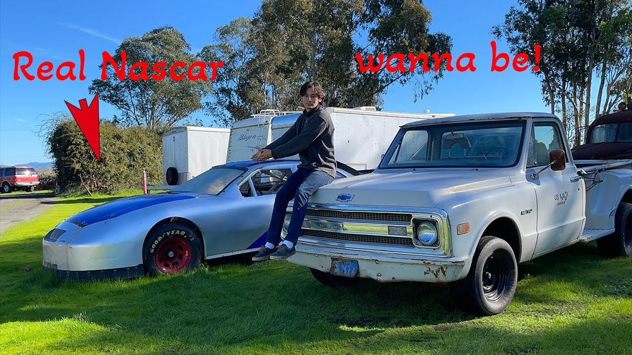 First drive of my Nascar inspired C10 truck! - YouTube