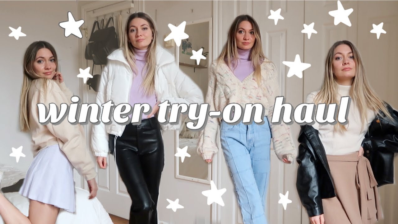 TRENDY WINTER TRY ON HAUL (plus styling) - YouTube