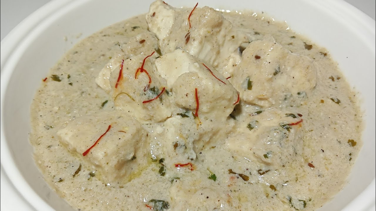Royal Dish | Nawabi Paneer | White Gravy Panner Recipe | Cottage Cheese ...