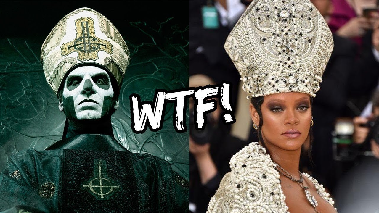 Rihanna se disfraza del Papa Emeritus y GHOST le responde | Marilyn ...
