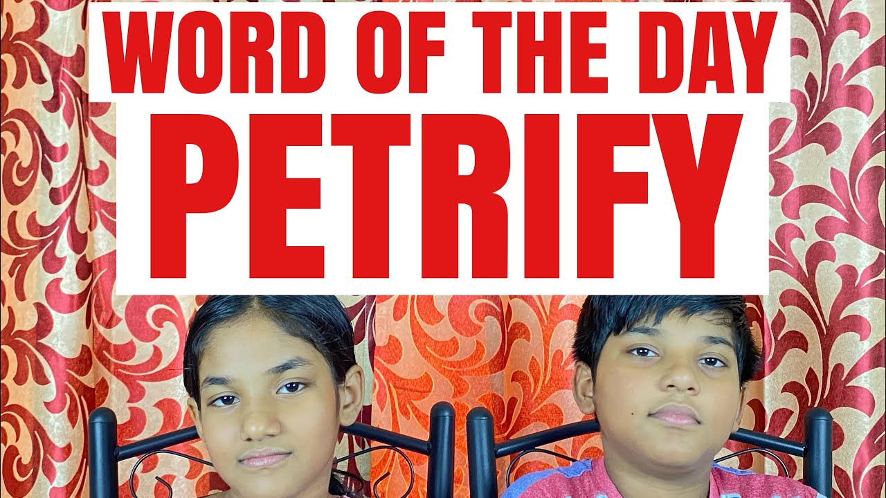 Petrify | petrify meaning | petrify pronunciation - YouTube