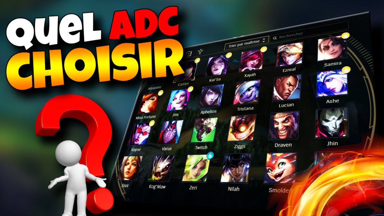 Quel ADC jouer?! méta ? OTP ? vidéo League Of Legends - YouTube