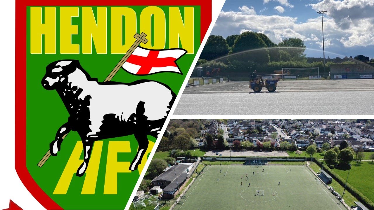 Hendon FC - New pitch update from Rob Morris - YouTube