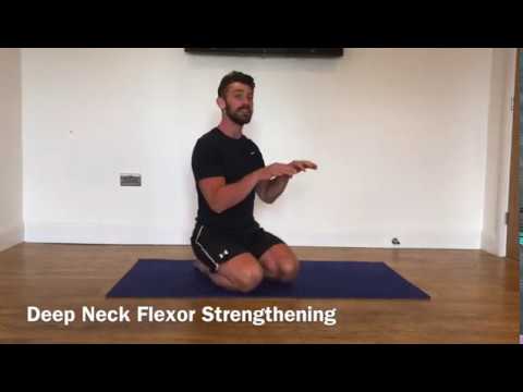 Deep Neck Flexors Strength Exercise, Neck Strengthening - Skelian ...