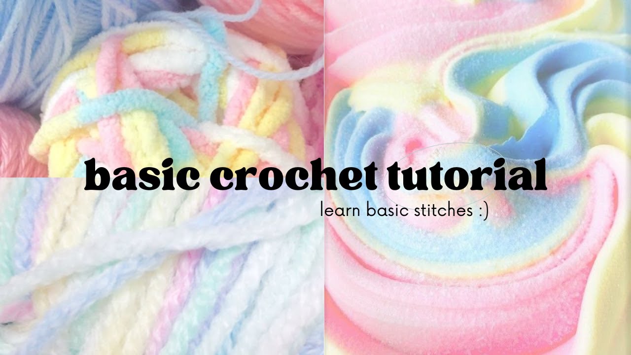 basic crochet tutorial! - YouTube