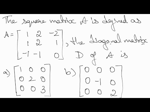 Finding The Diagonal Matrix | Csir Net Maths Problem #diagonalmatrix #csirnetmathematics - YouTube