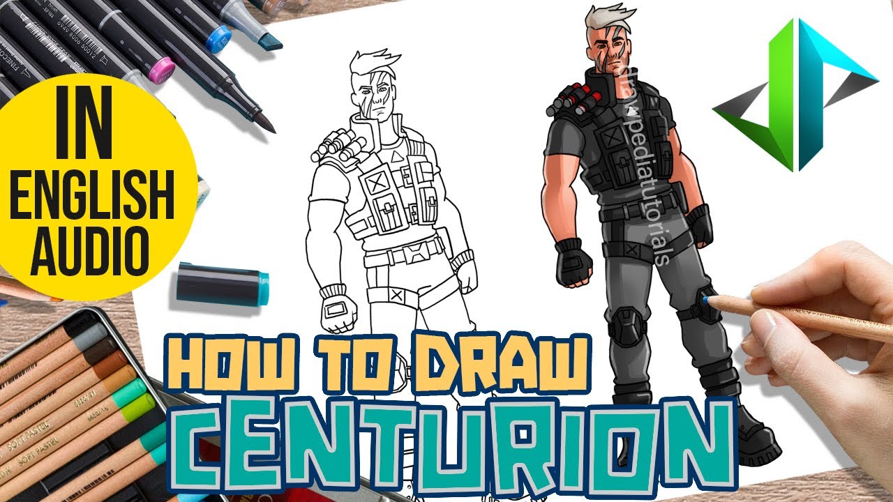 [DRAWPEDIA] HOW TO DRAW *NEW* CENTURION from FORTNITE - STEP BY STEP ...