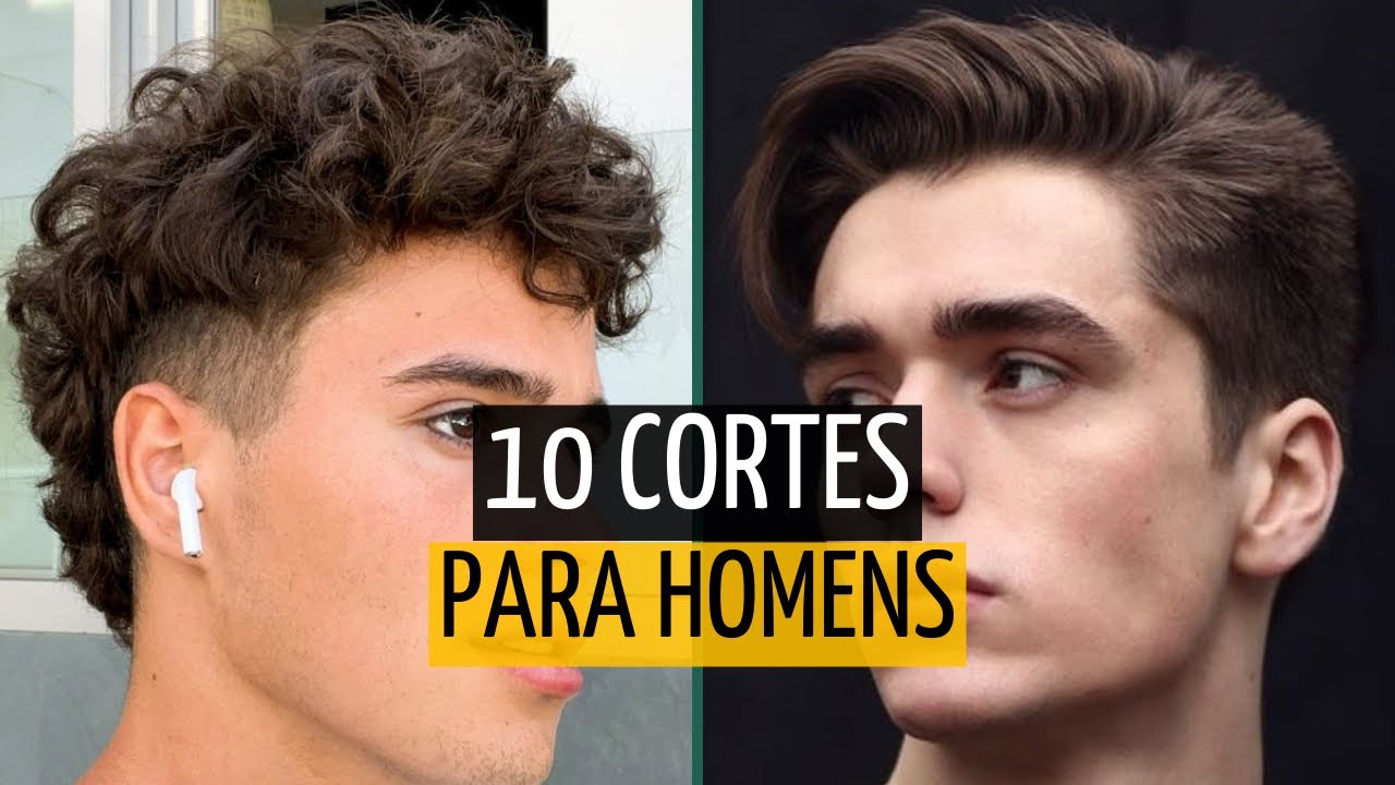 10 CORTES de CABELO para HOMENS | Glow Up - YouTube