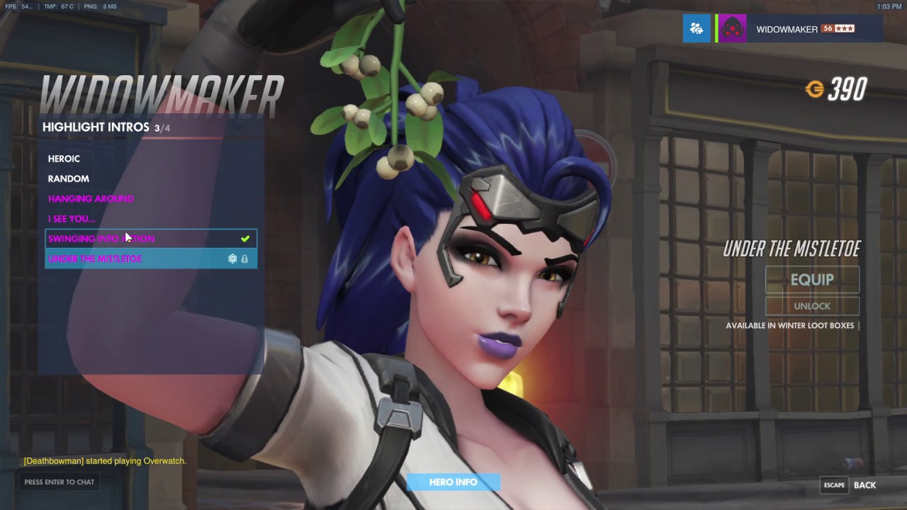 Talon Widowmaker with golden gun + practice range gameplay - YouTube