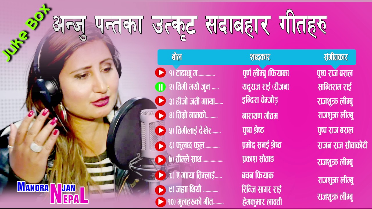 Anju Panta Juke Box / Best Collection OF Anju Panta hits Nepali Songs ...