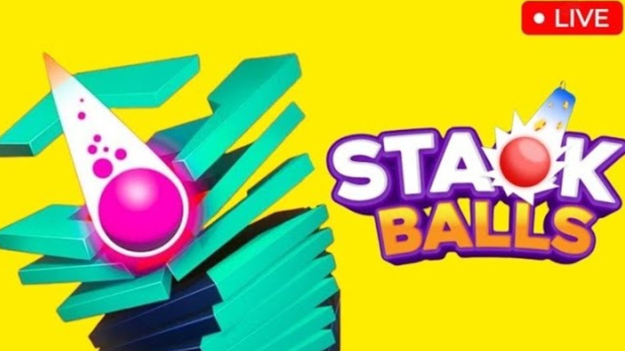 Breaking World Record in Live Stack Ball 3D Game Live 🏀🏆🔥 #stackbounce ...