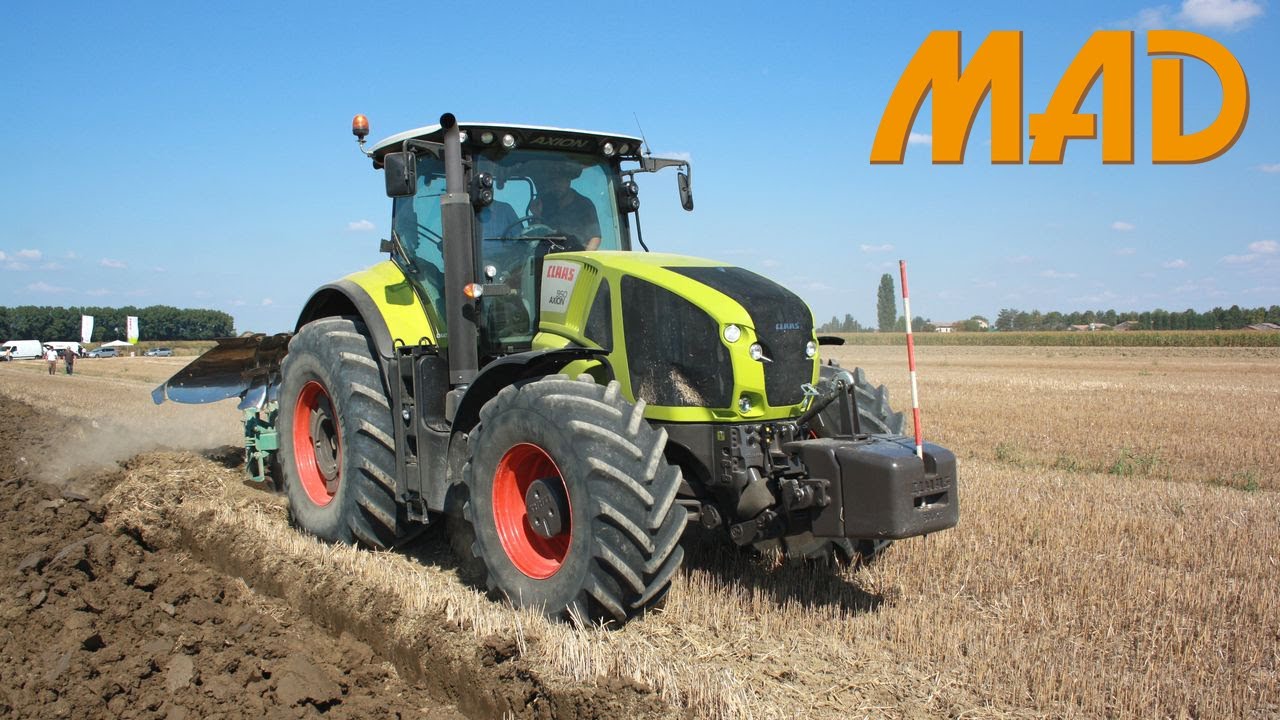 Claas Axion 950: tractor test - YouTube