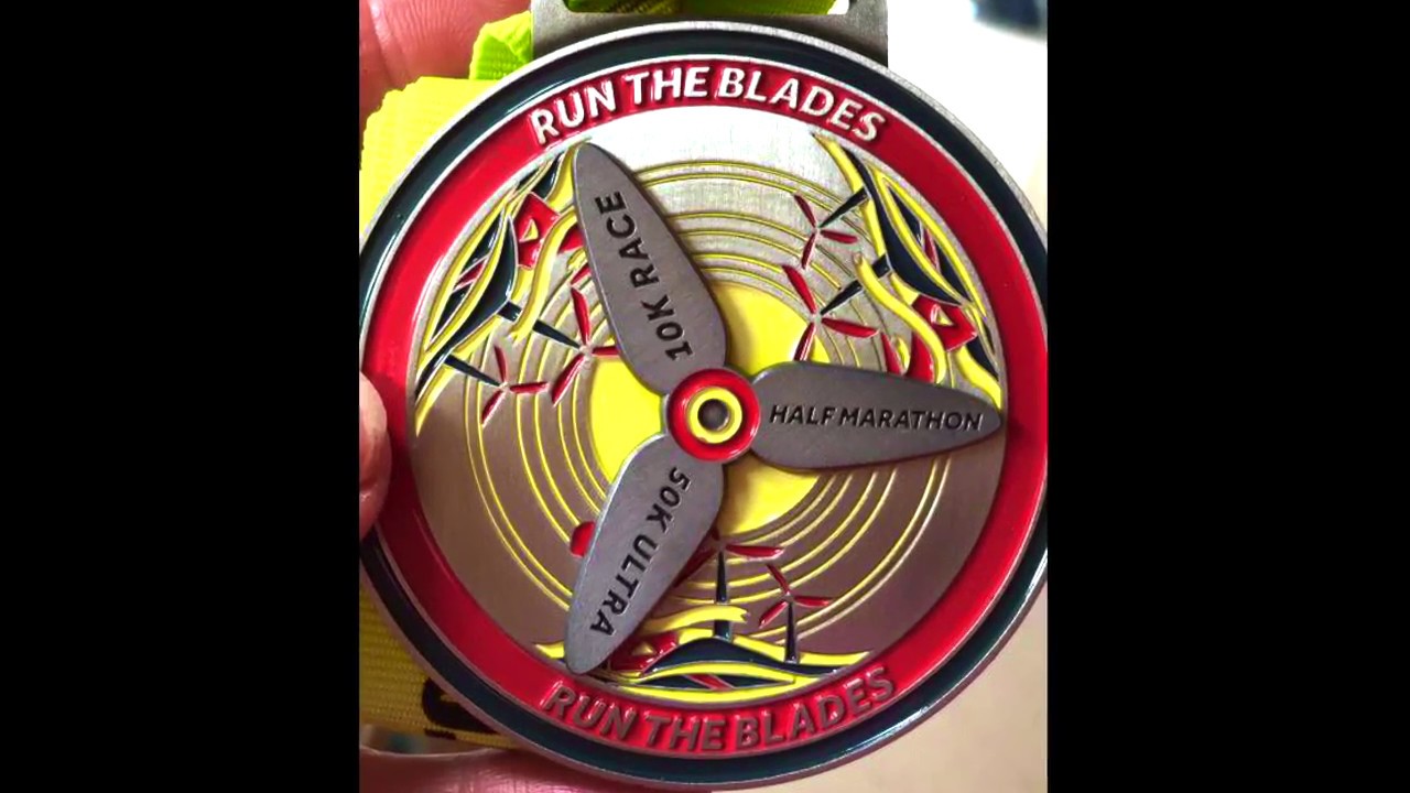 Run The Blades Awesome Medal. - YouTube