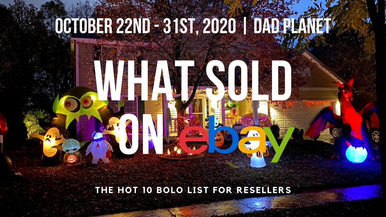 What Sold on eBay October 2020 (22-31) Hot 10 Bolo List For Resellers ...