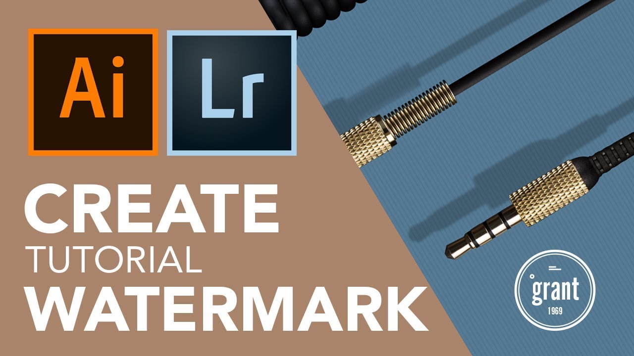 WATERMARK - kuinka tehdään vesileima (WATERMARK) | Illustrator tutorial ...