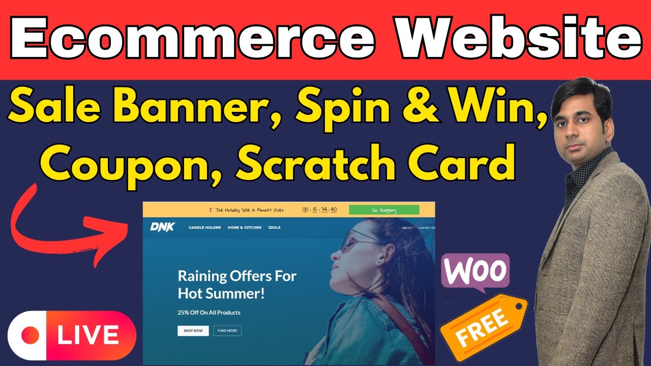 How to Display Sale Banner, Floating Bars, Spin & Win, Scratch Card ...