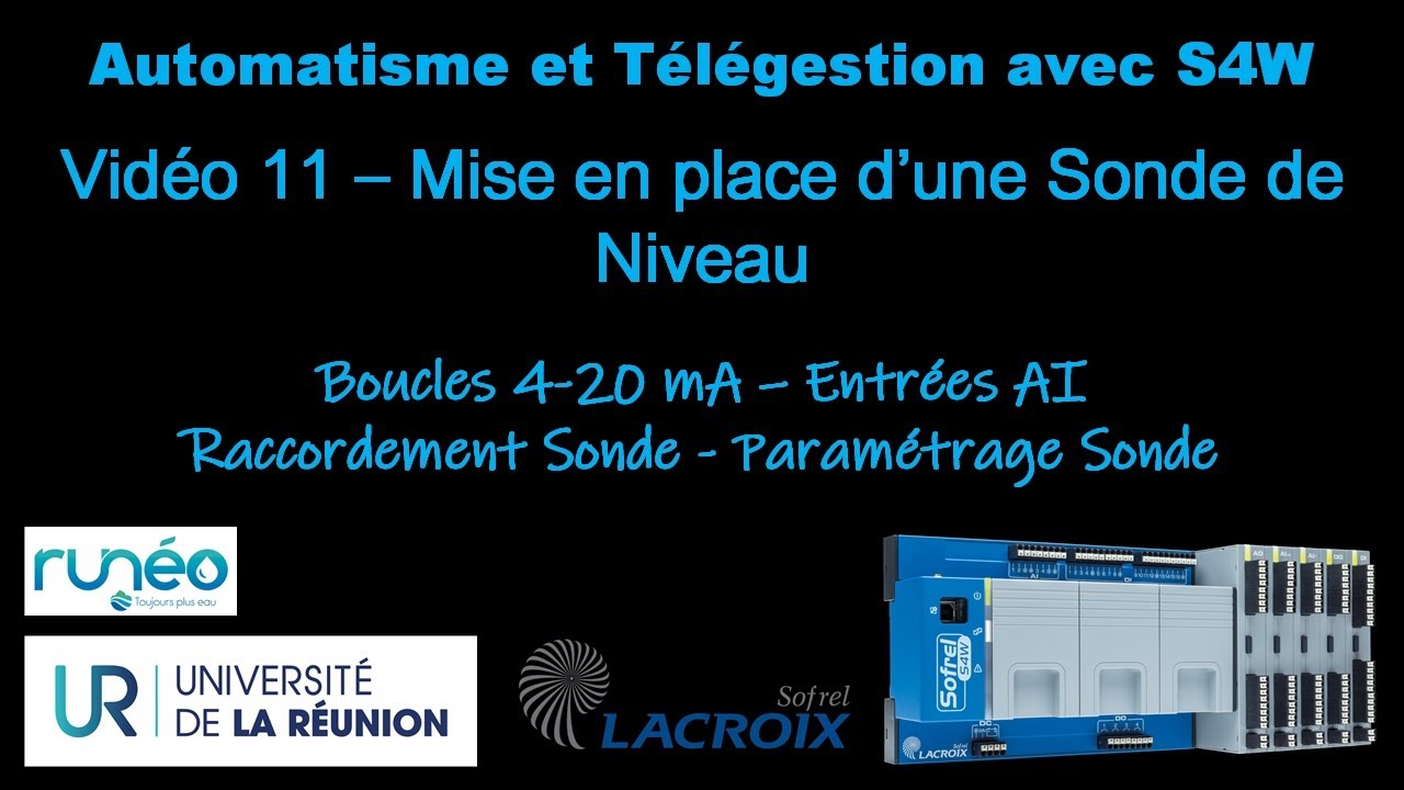 Video 11- Automatisme et Télégestion avec S4W - Mise en place d'une ...